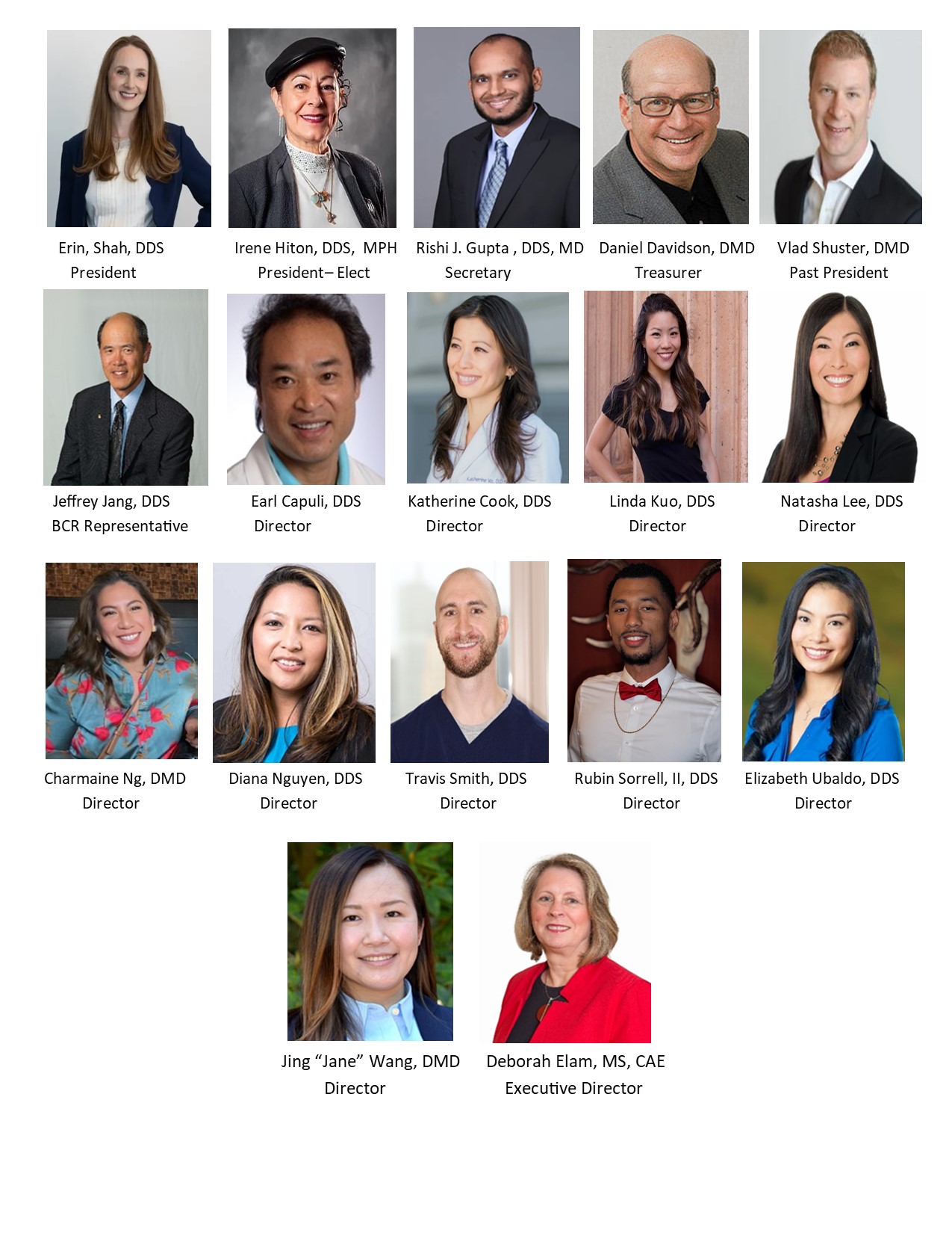 Board of Directors | San Francisco Dental Society