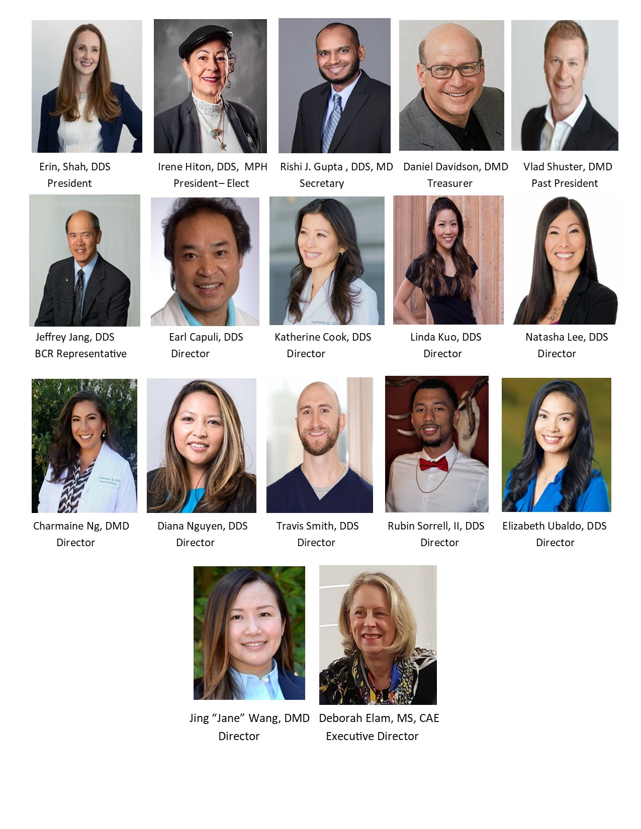 Board of Directors | San Francisco Dental Society